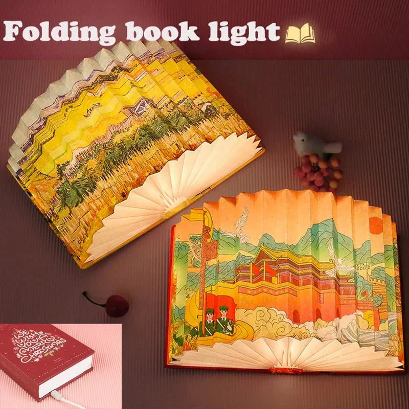 BookGlow™ - 3D Folding Creative Lamp – TechanovaFinds