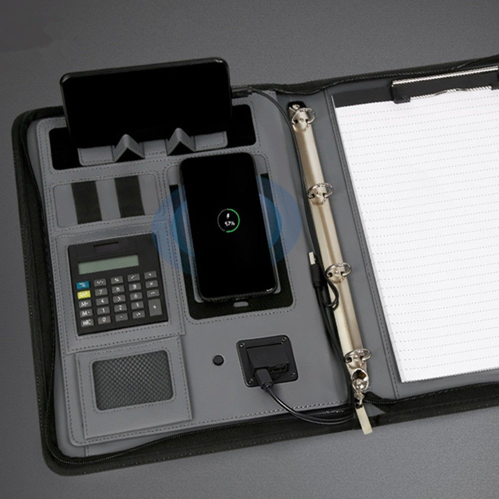 Business portable notebook With USB Phone Charger – TechanovaFinds