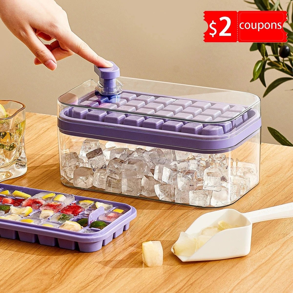 IceFlex Tray ™ - One Press Ice Mold Box – TechanovaFinds